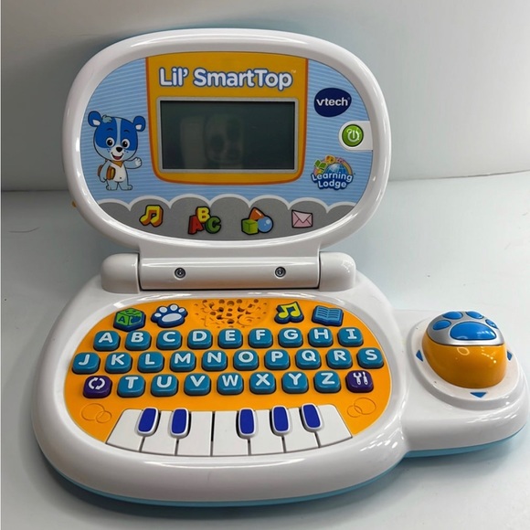 vetch | Toys | Vtech Lil Smarttop Kids Laptop Color Blue Onoff | Poshmark